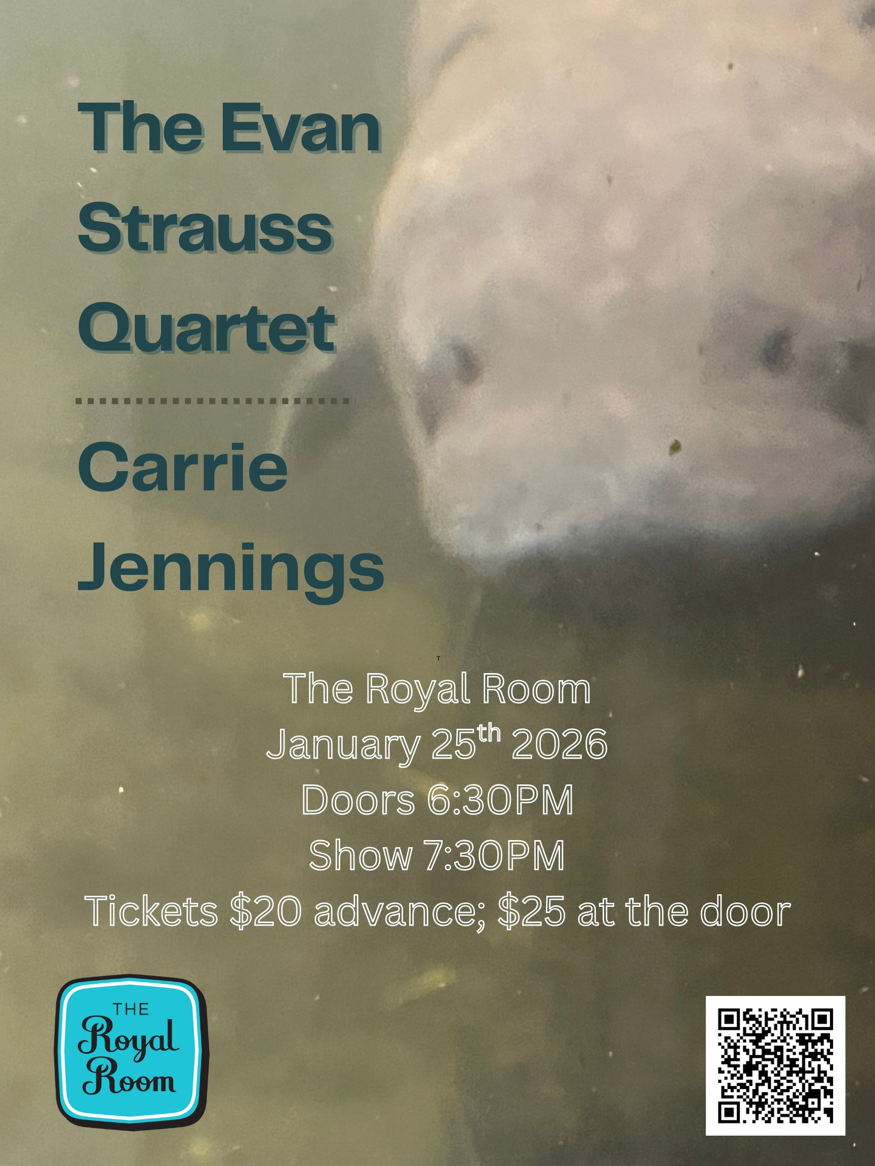The Evan Strauss Quartet & Carrie Jennings Tickets | Royal Room ...